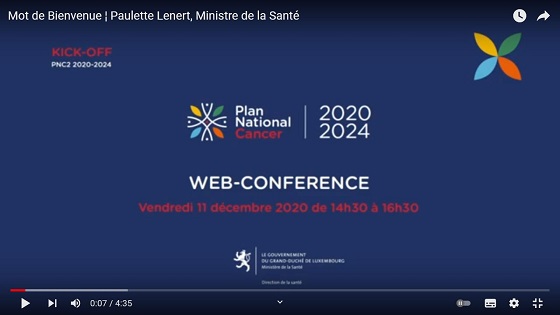 Web-Konferenz: KICK-OFF des PNC2 2020–2024 - Gesundheitsportal - Luxembourg
